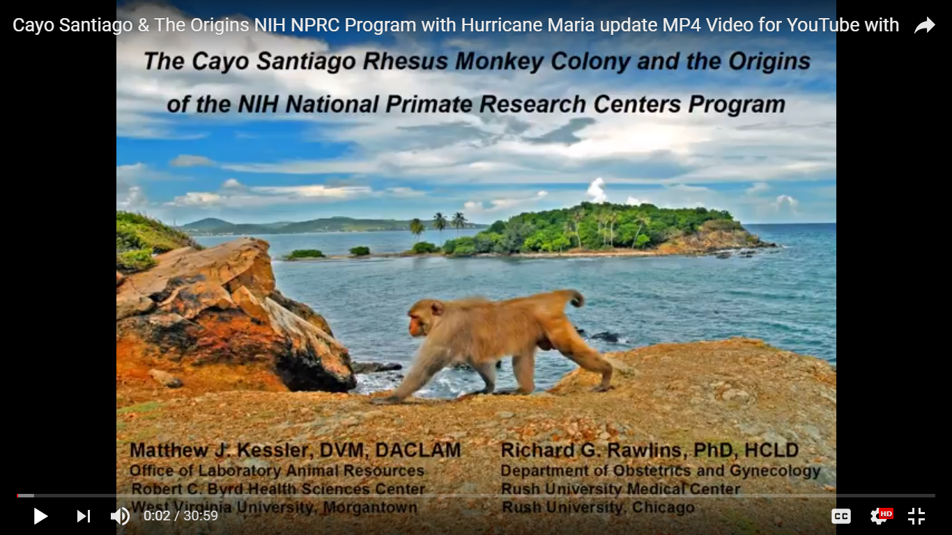 The Caribbean Primate Research Center: A History of Cayo Santiago ...